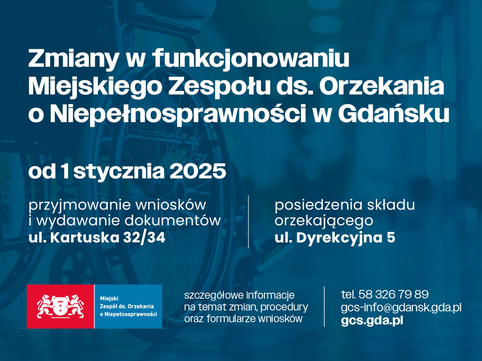 Zmiany w funkcjonowaniu Miejskiego Zespołu ds. Orzekania o Niepełnosprawności w Gdańsku ...